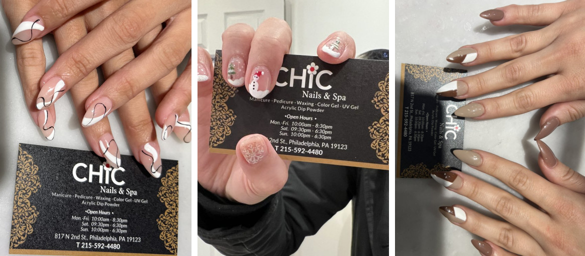 Chic Nails Spa Philadelphia PA 19123 Full Menu Review Photo