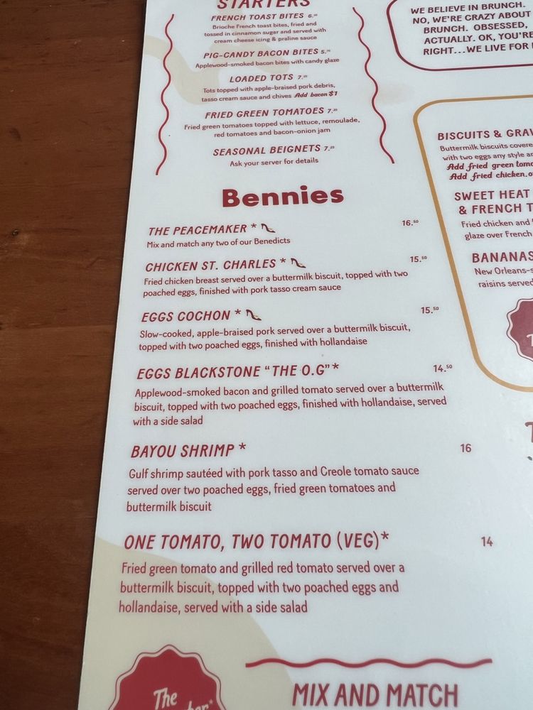 Ruby Slipper Menu Updated For 2025